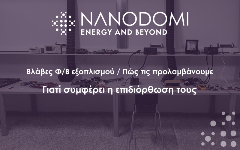 Βλάβες Φ/Β εξοπλισμού / Πώς τις προλαμβάνουμε / Γιατί συμφέρει η ...